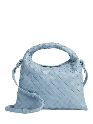 Bottega Veneta Bottega Veneta Mini Hop Crossbody Bag Ice