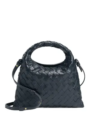 Bottega Veneta Bottega Veneta Mini Hop Crossbody Bag Shadow