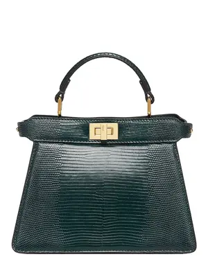 Fendi Peekaboo ISeeU Petite Bag Green