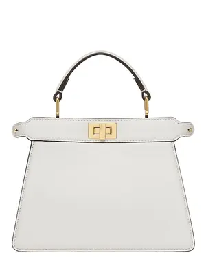 Fendi Peekaboo ISeeU Petite Bag White