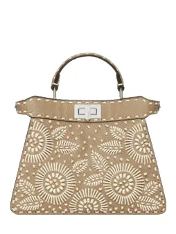 Fendi Fendi Peekaboo ISeeU Small Bag Gray