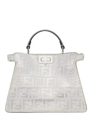 Fendi Fendi Peekaboo ISeeU Small Bag Silver