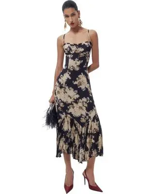 REFORMATION Aiko Midi Dress - Multi