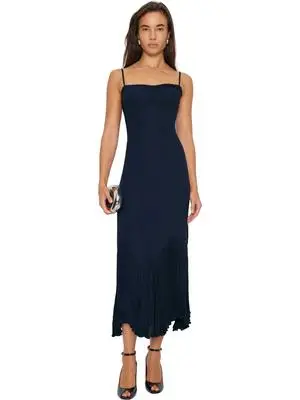 REFORMATION Aiko Dress - Navy
