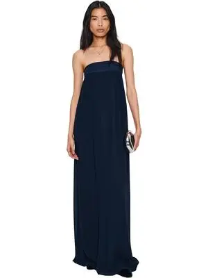 REFORMATION Maribelle Strapless Maxi Dress - Blue