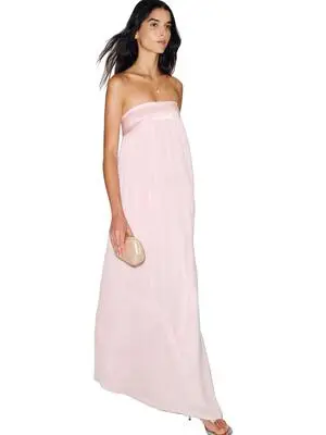 REFORMATION Maribelle Strapless Maxi Dress - Pink