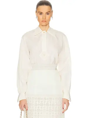 Chanel Balloon Sleeve Shirt - Ivory