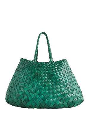 Dragon Diffusion Santa Croce Small Tote - Forest