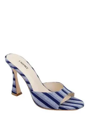 L'Agence Avery High Heel Slide Sandal - Light Blue