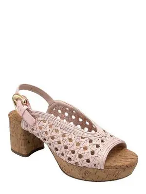 Aerosoles Aerosoles Cornelia Slingback Platform Sandal Pale Pink