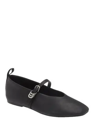 Rag & Bone Spire Mary Jane Flat - Blk