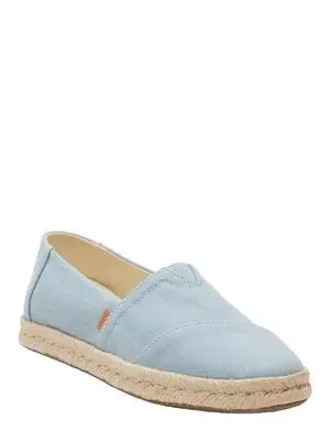 Toms Alrope Espadrille Slip-on - Light/pastel Blue