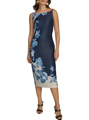 Donna Karan New York Floral Printed Slipdress - Nightfall Multi