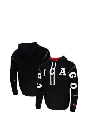 STADIUM ESSENTIALS Chicago Bulls Monument Pullover Hoodie - Black