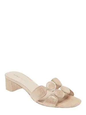 KOKO + PALENKI Lively Slide Sandal - Gold Soft Metallic