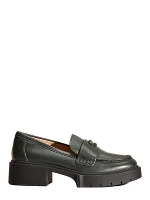 COACH® Restored Leah Loafer - Amazon Green