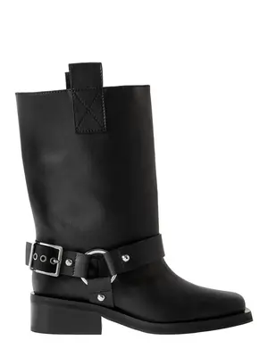 GANNI GANNI + Net Sustain Recycled-Leather Boots