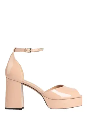 Maje Leather Sandals - Pink