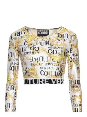 Versace VERSACE JEANS COUTURE Crop Top White