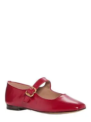 Sam Edelman Sam Edelman Michaela Square Toe Mary Jane Flats Scarlet