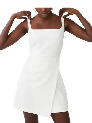French Connection Whisper Sleeveless Mini Dress - Summer White