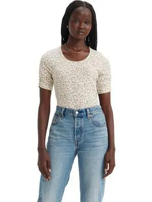 LEVI'S Infinity Short Sleeve Ballet Top