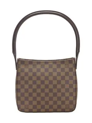 LOUIS VUITTON Damier Ebene Looping - Brown