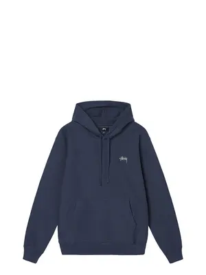 StÜssy Overdyed Stock Logo Hoodie - Blue