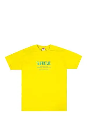 Supreme Anno Domini Tee 'yellow' Yellow