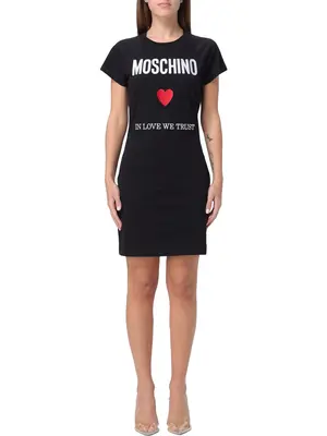 Moschino T-shirt Dress - Black