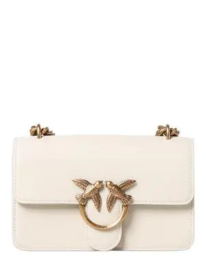 Pinko Mini Bag With Chain Strap - White