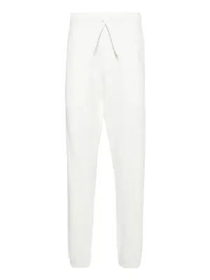 AUTRY Logo-patch Cotton Track Trousers - White