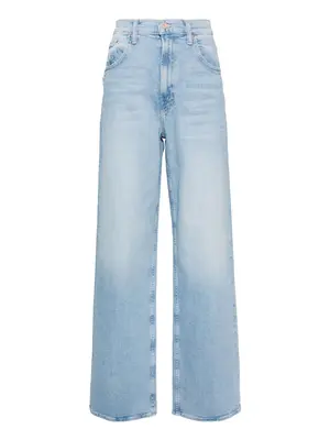 MOTHER MOTHER The Spinner High-Rise Straight-Leg Jeans
