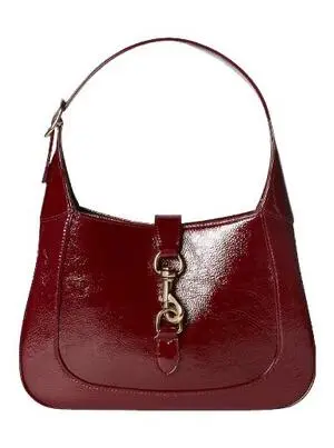 Gucci Jackie 1961 Small Shoulder Bag Gucci Rosso Ancora Leather