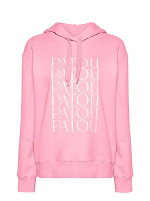 PATOU Organic-cotton Hoodie - Pink