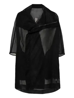 Rick Owens Semi-sheer Jacket - Black