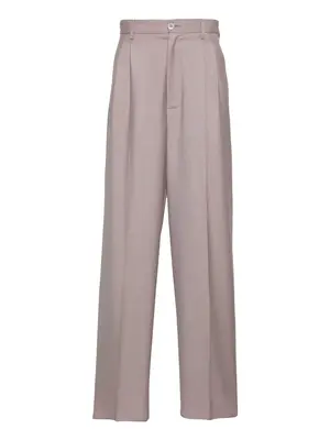 MAGLIANO Pleated Twill Trousers - Purple