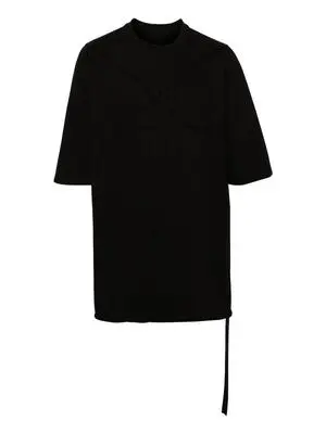 Rick Owens Panelled Cotton T-shirt - Black
