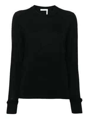 Chloé Marcie-buckled Jumper - Black