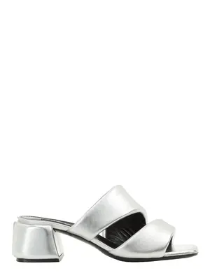SERGIO ROSSI 45mm Sr Spongy Sandals - Silver