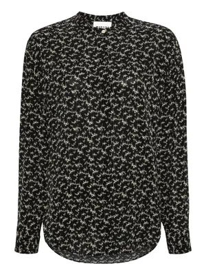 MARANT ETOILE Catchell Batwing-Sleeved Shirt Black