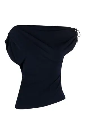 TALBOT RUNHOF Asymmetric Crepe Blouse