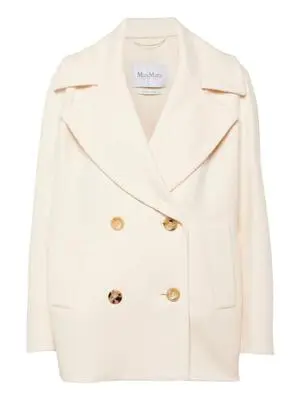 Max Mara Edgard Wool-cashmere Blazer - White