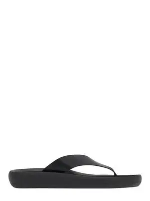 ANCIENT GREEK SANDALS Charys Comfort Slides - Black