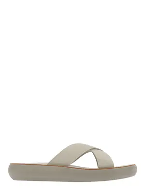 ANCIENT GREEK SANDALS Thais Comfort Slides Grey