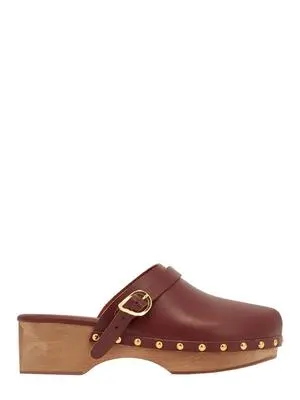 ANCIENT GREEK SANDALS Classic Closed Clogs - Chestnut