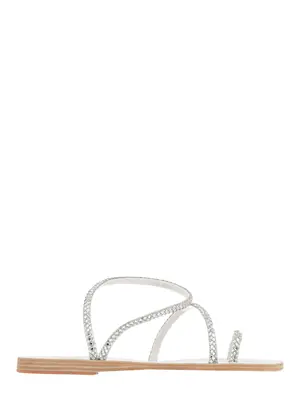 ANCIENT GREEK SANDALS Ancient Greek Sandals Apli Eleftheria Bridal Silver