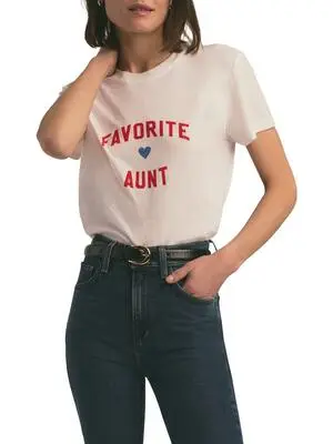 FAVORITE DAUGHTER Favorite Daughter Favorite Aunt T-Shirt White