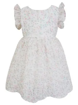 POPATU Floral Party Dress - White Multi