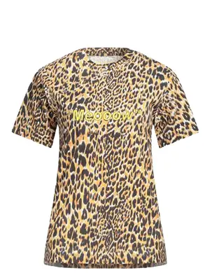 Rabanne Leopard Printed T-shirt - Yellow